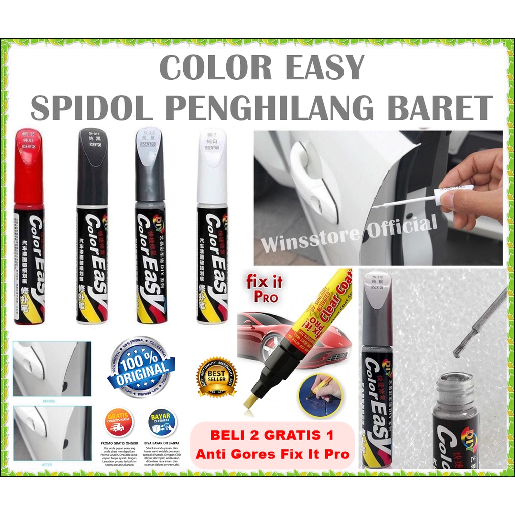 Jual SPIDOL AJAIB MENGHILANGKAN BARET / LECET MOBIL DAN MOTOR PLUS FREE ...