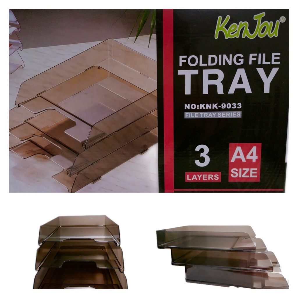 Jual RAK DOKUMEN 3 SUSUN KENJOU / ELEVATED TRAY 3 SUSUN KENJOU | Shopee ...