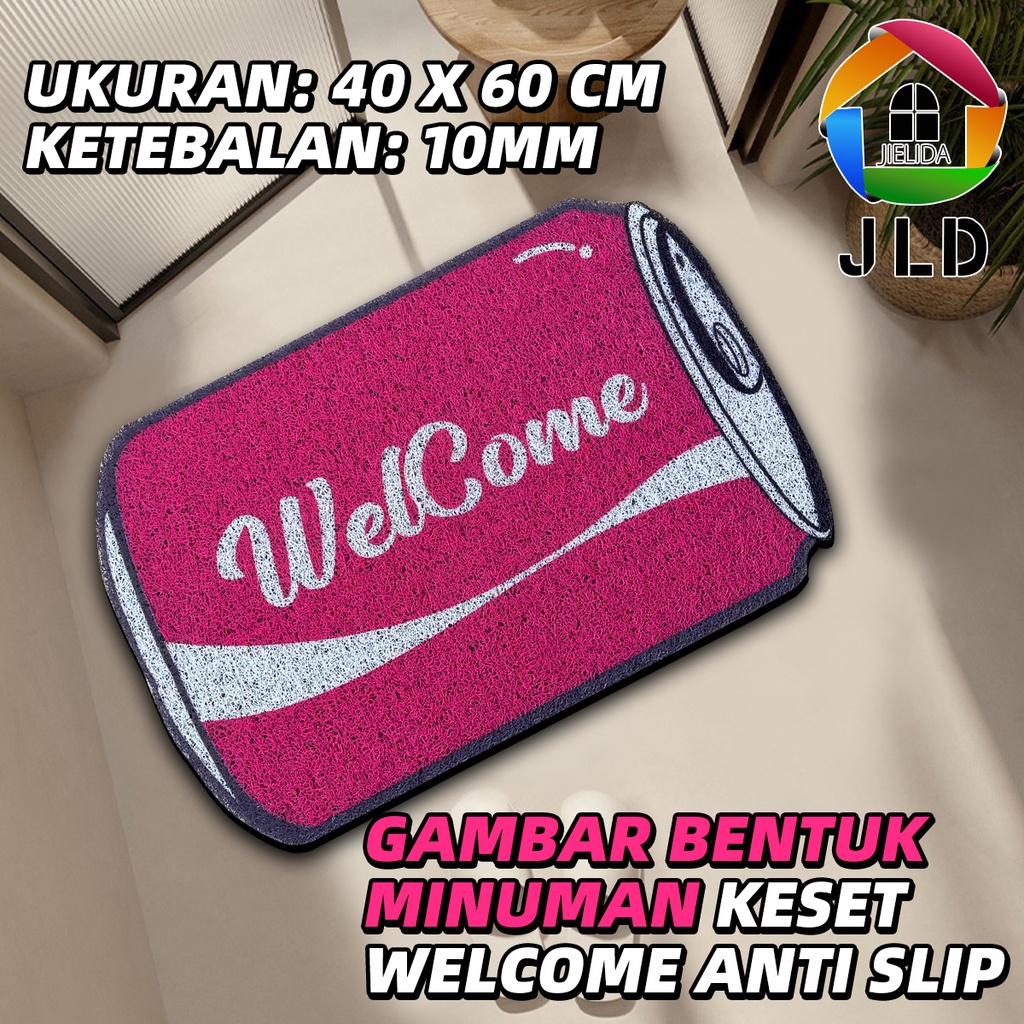 Jual JieLiDa Keset Cushion Mat Uk 40X60cm Keset Rumah Keset Kaki PVC ...