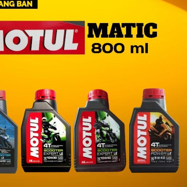 Jual ♡ OLI MOTUL MATIC 800 ML (LE 10W-30) (EXPERT LE 10W-30) (EXPERT LE ...