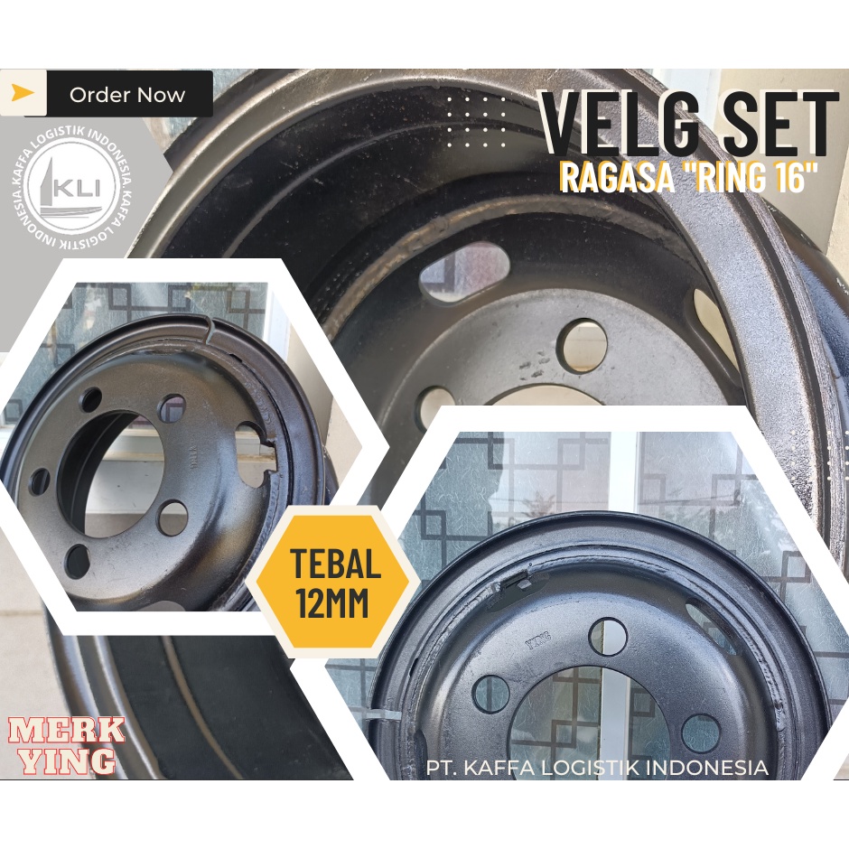 Jual VELG RAGASA/DUTRO/DYHNA RING 16 LUBANG 5 TEBAL 12MM LUBANG ANGIN STANDAR | Shopee Indonesia