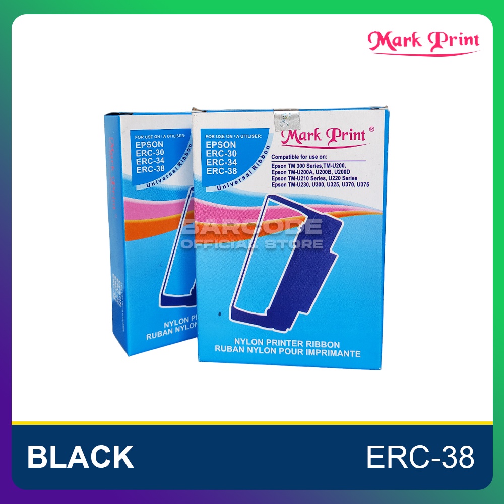 Jual CARTRIDGE PITA RIBBON MARK PRINT ERC 38 EPSON TM-U220 ( BLACK ...