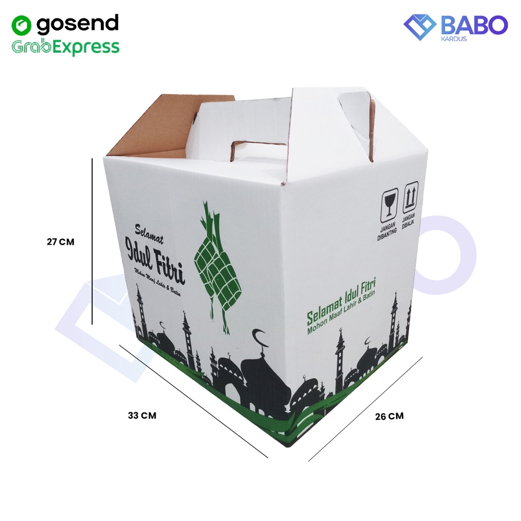 Jual Box Parcel 33x26x27 (Jinjing) Tenteng/Gable/Kardus/Dus/Box/Parcel ...