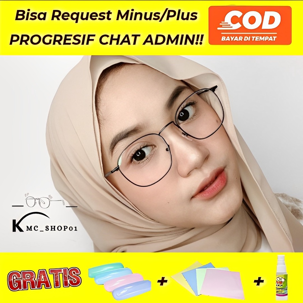 Jual bingkai besi model retro tipis ada per kaki ada nosepad karet 8261 ...