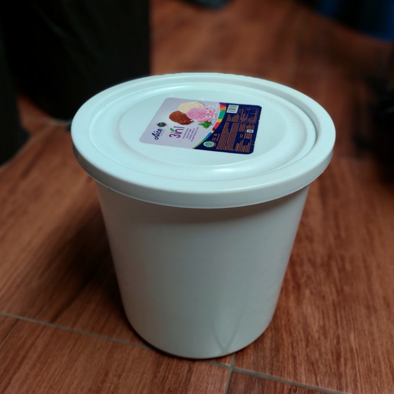 Jual Ember Es Krim Ice Cream 8 Liter Bulat | Shopee Indonesia