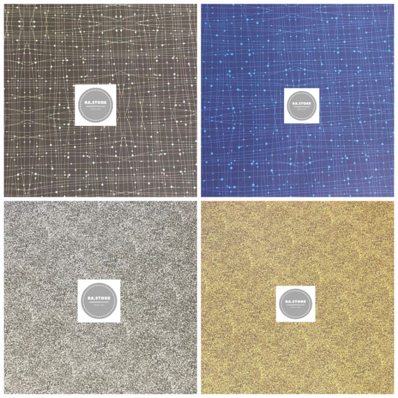 Jual KERTAS KADO SANSAN WAWA DOFF SILVER EMAS GARIS GRADASI FANCY PAPER ...