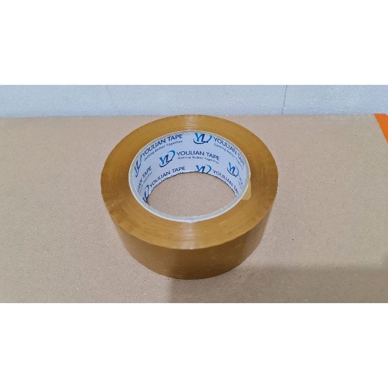 Jual [YOU LIAN]LAKBAN MURAH 45MM 90Y/TAPE LAKBAN BENING &COKLAT | Shopee Indonesia