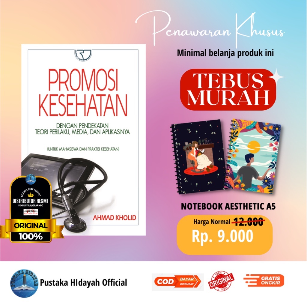 Jual Buku Promosi Kesehatan -Ahmad Kholid | Shopee Indonesia