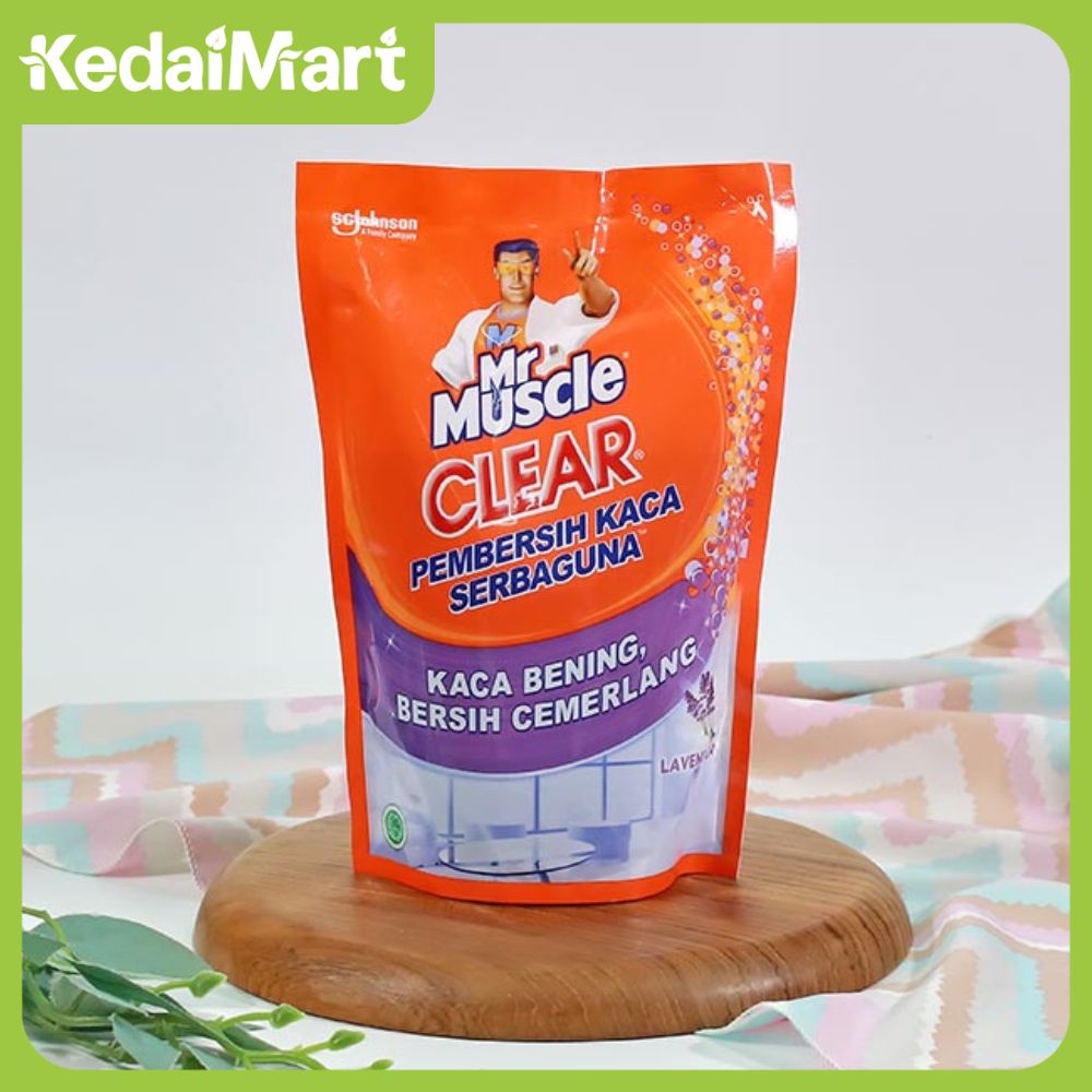 Jual Clear Pembersih Kaca Mr Muscle Lavender 440 ml | Shopee Indonesia