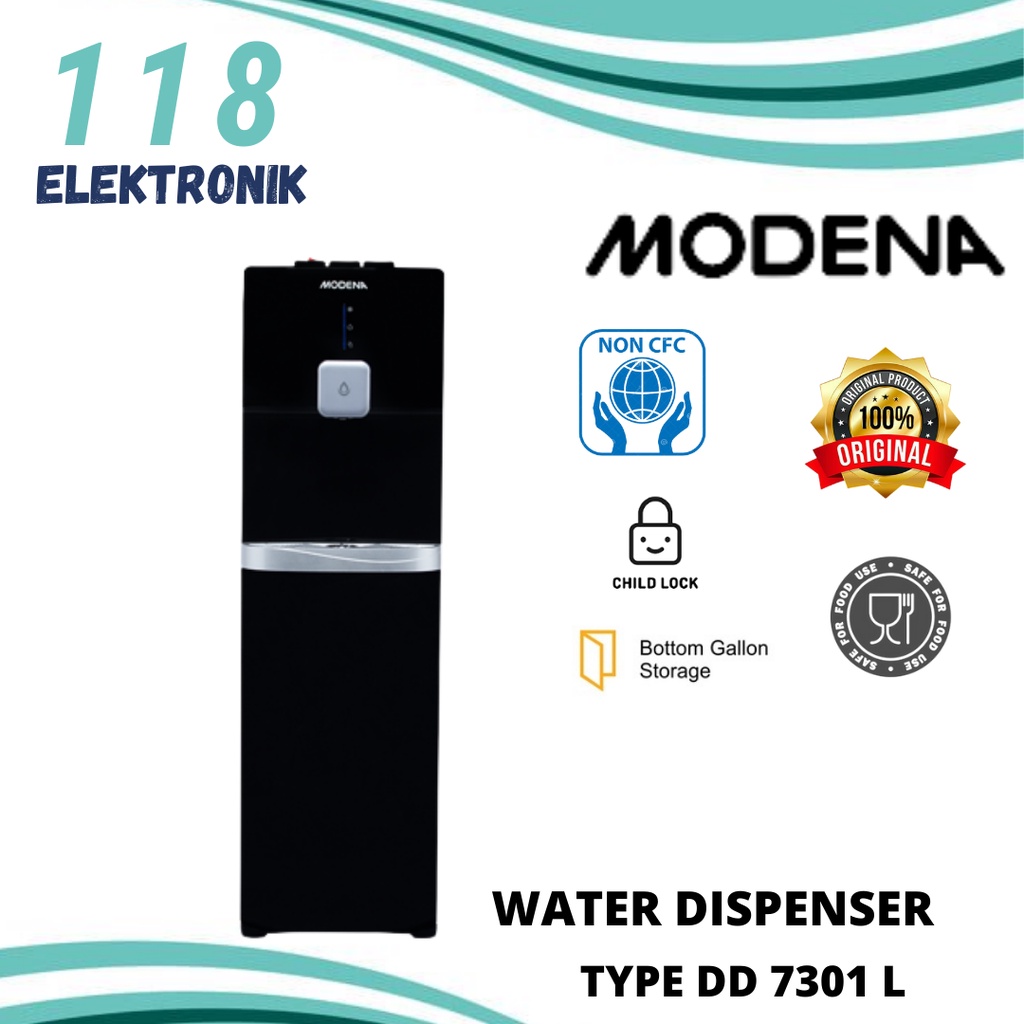 Jual MODENA Water Dispenser - DD 7301 L (Galon Bawah) | Shopee Indonesia