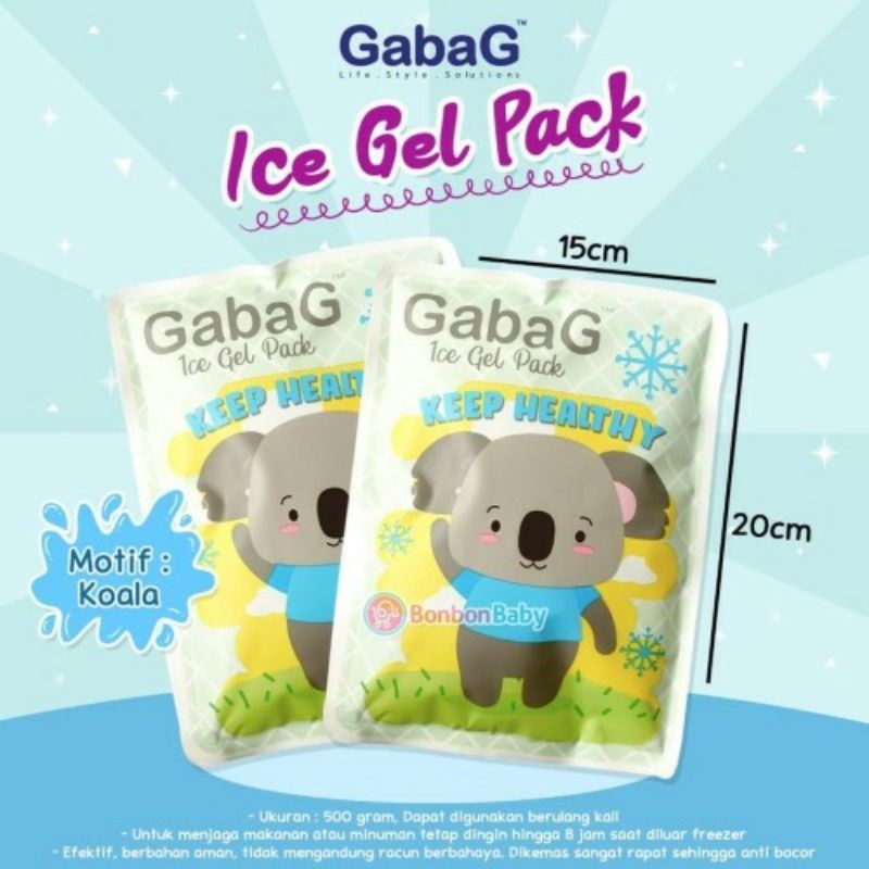 Jual Gabag Ice Gel 200 500 gr Penahan Suhu Tas Thermal Asi | Shopee ...