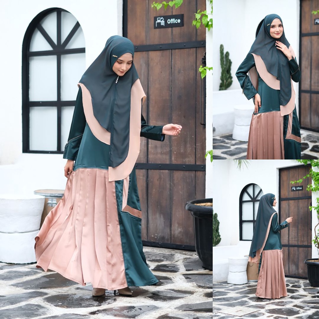 Jual Motif Hawa Original Sale Gamis Muslim Dress Premium | Shopee Indonesia