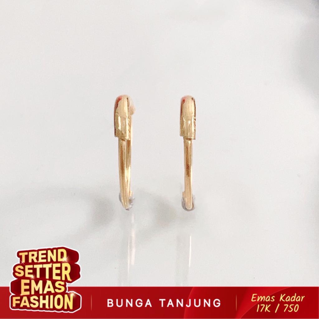 Jual ANTING KOLONGAN BAYI / BABY - EMAS KADAR 17K - BUNGA TANJUNG ...
