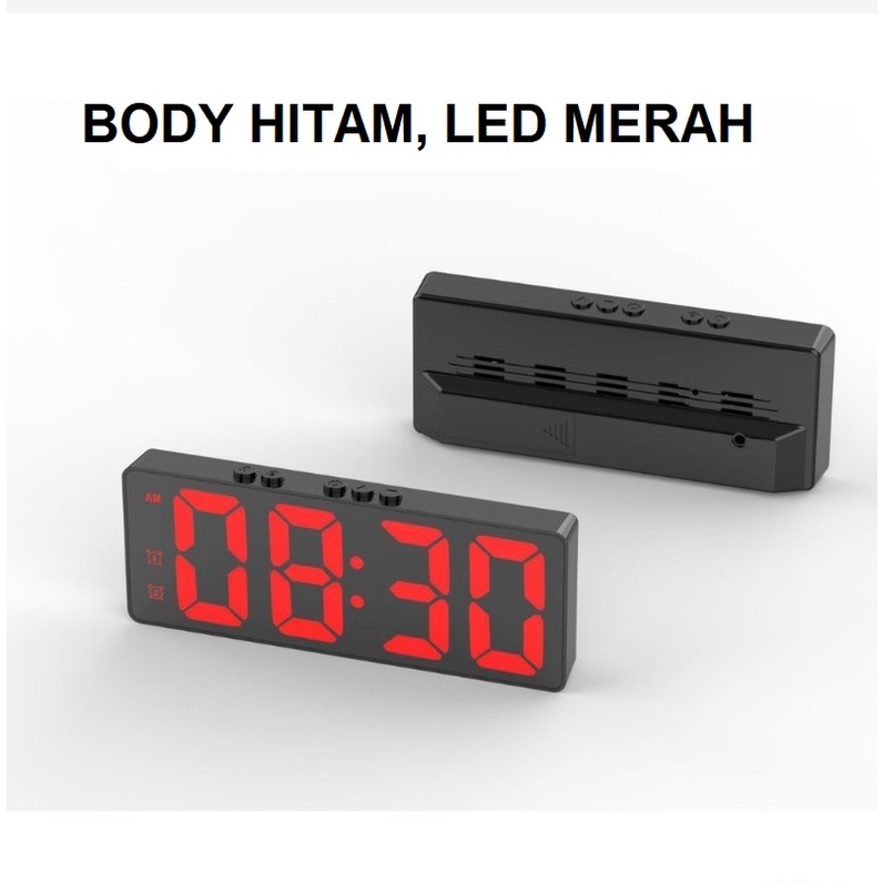 Jual Jam Meja Digital LED (ANGKA BESAR) Digital Smart Alarm Clock ...