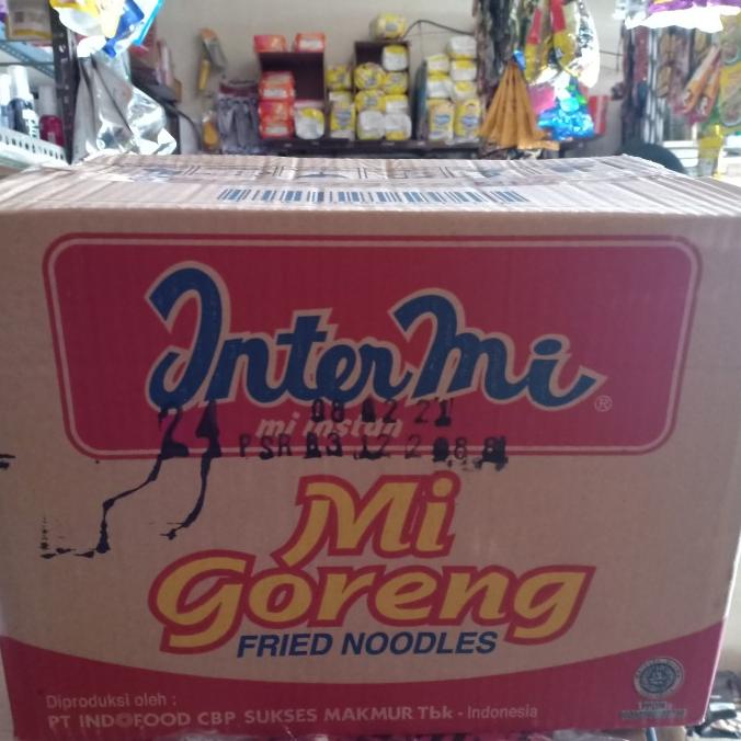 Jual intermi mie goreng 1 karton isi 40 bungkus / intermie goreng ...