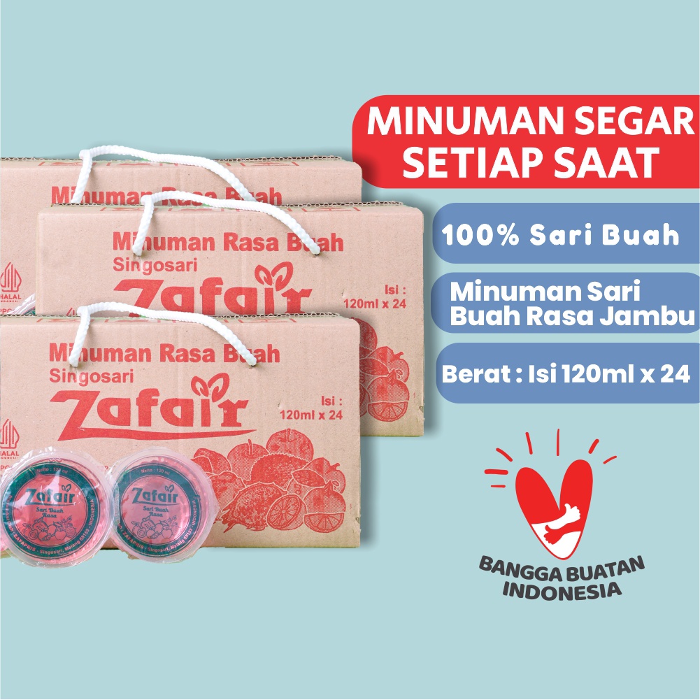 Jual Minuman Sari Buah Rasa Jambu 120ml x 24 Enak dan Menyegarkan | Shopee Indonesia