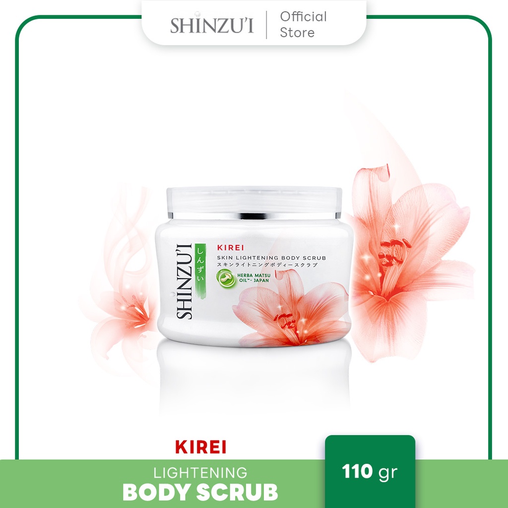 Jual Shinzui Skin Lightening Body Scrub Kirei 110gr | Shopee Indonesia