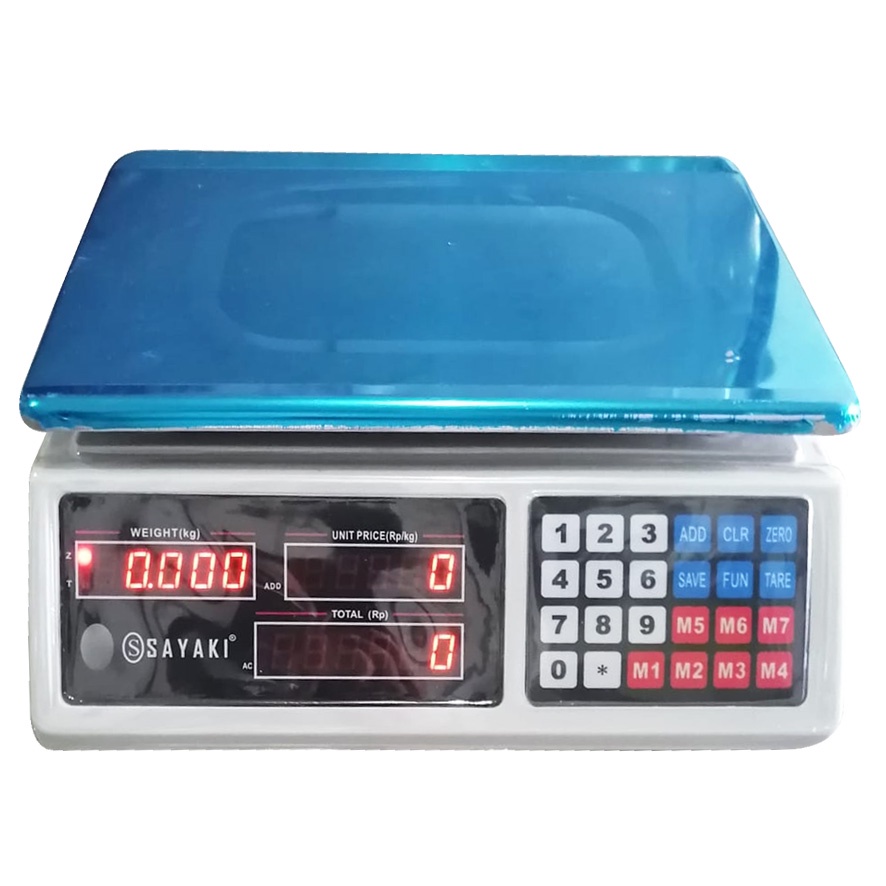 Jual SAYAKI 40kg | Timbangan Digital Buah Sayur Laundry Warung Sembako Serbaguna | Shopee Indonesia