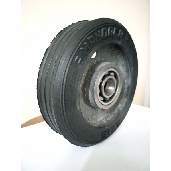 Jual roda gledekan 6 in karet mati | Shopee Indonesia