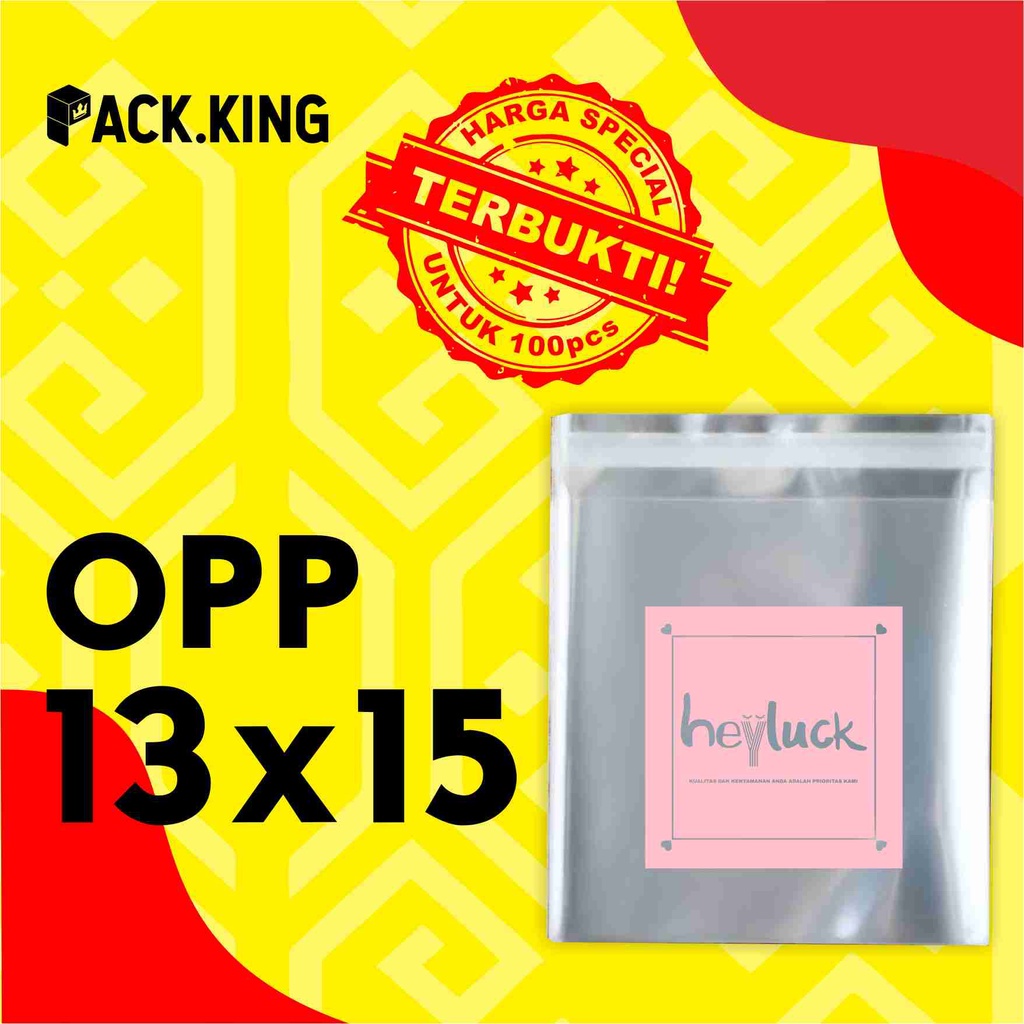 Jual Plastik Sablon Custom Snack Opp Roti Free Desain Ukuran 13x15 bisa ...