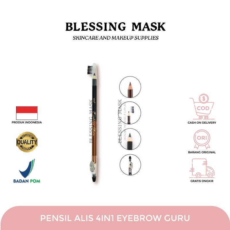 Jual SALSA Pensil Alis 4in1 Eyebrow Black and Brown | Eyebrow | Shopee ...