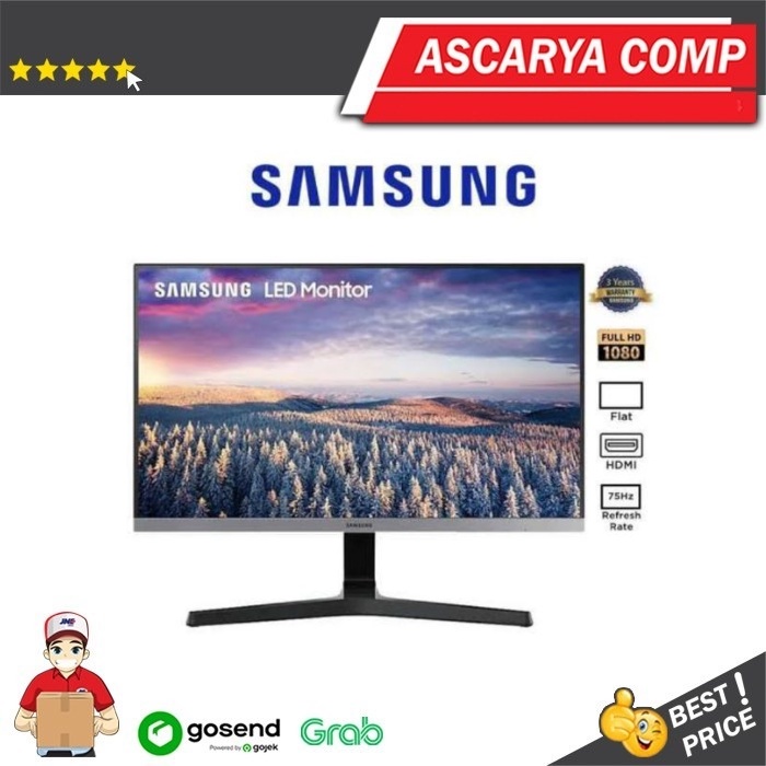 Jual Samsung Monitor 24" S24R350 IPS 24R350 75Hz Frameless FHD HDMI VGA ...