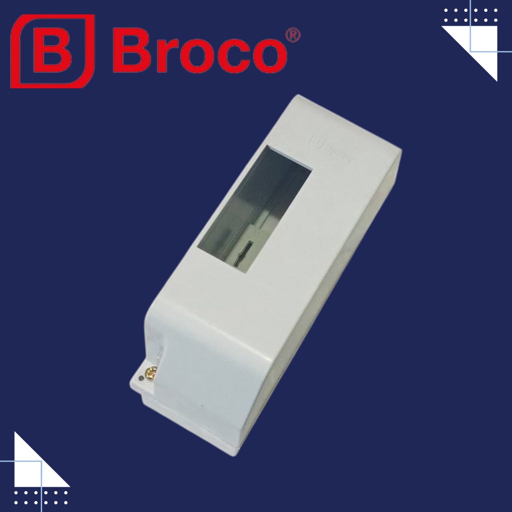 Jual BROCO BOX MCB 1 GROUP OUTBOW OB TEMPEL17101 / BOX MCB BROCO 1 GRUP ...