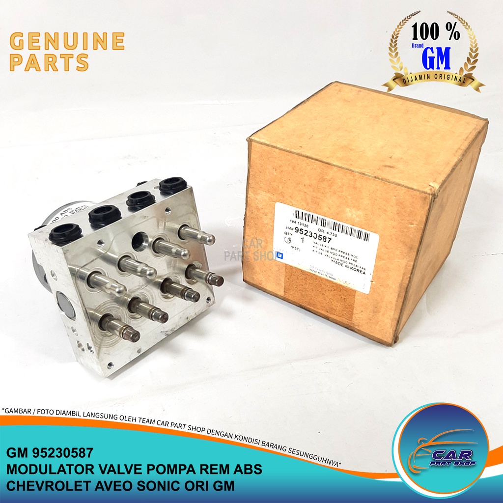 Jual MODULATOR VALVE POMPA REM ABS CHEVROLET AVEO SONIC ORI GM | Shopee ...