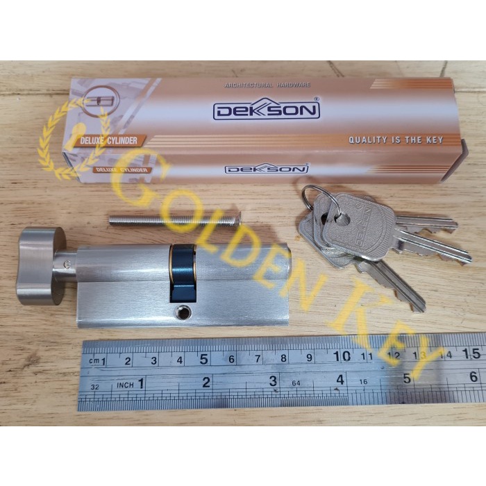 Jual KUNCI PINTU KNOB PUTAR 80MM CYLINDER DEKKSON DEKSON CYL TC DL 80 ...