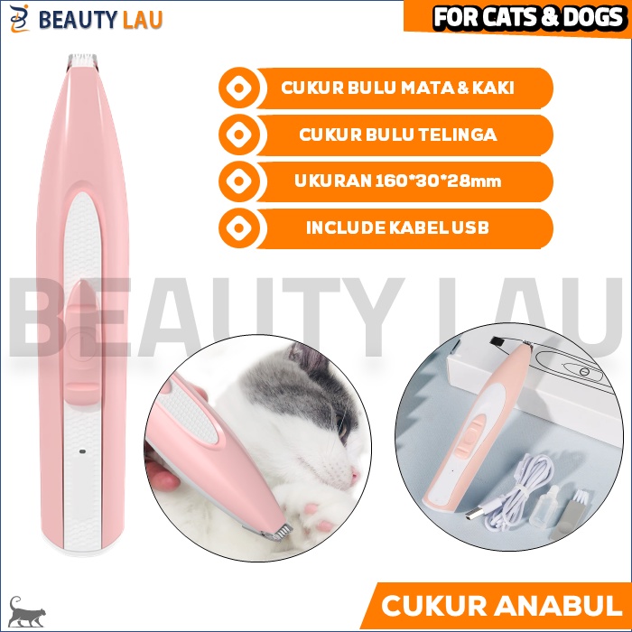 Jual PET CLIPPER TRIMMER PAW ALAT CUKUR BULU KAKI KUCING ANJING CUKURAN ...