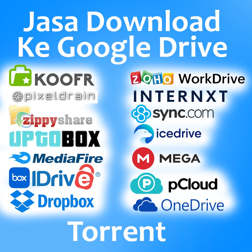 Jual Jasa Download Ke Gdrive Semua hosting apapun harga per GB | Shopee Indonesia