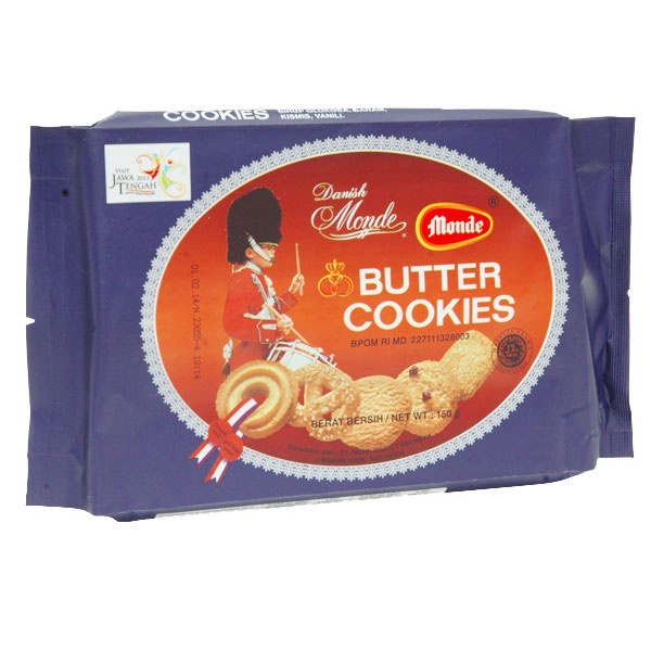 Jual MONDE BUTTER COOKIES PACK 150 GR - BISKUIT | Shopee Indonesia