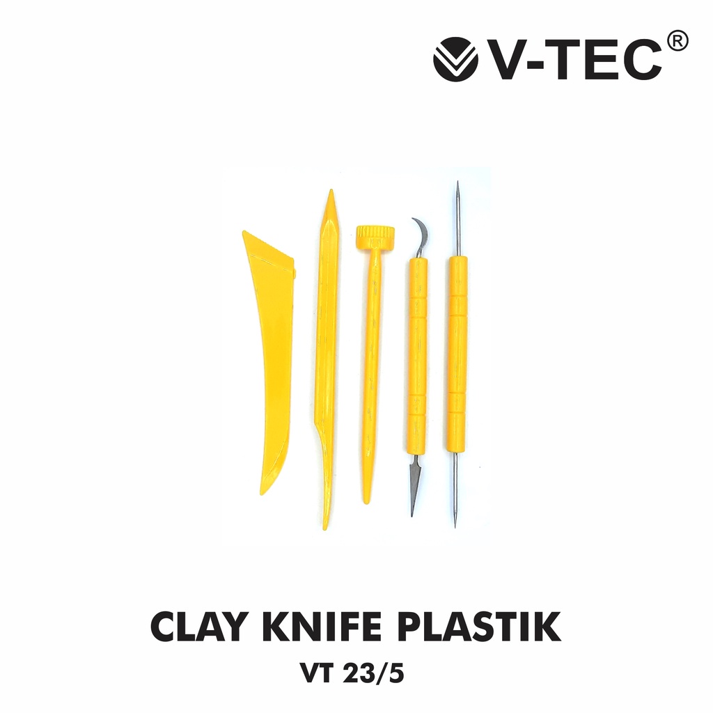 Jual V-TEC Alat Clay Knife Plastik VT 23/5 | Shopee Indonesia