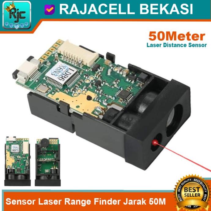Jual Sensor Laser Range Finder Pengukur Jarak sampai 50 Meter Serial ...
