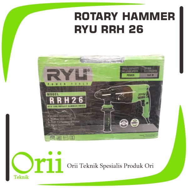 Jual MESIN BOR TEMBOK RYU RRH26 ROTARY HAMMER SDS PLUS | Shopee Indonesia