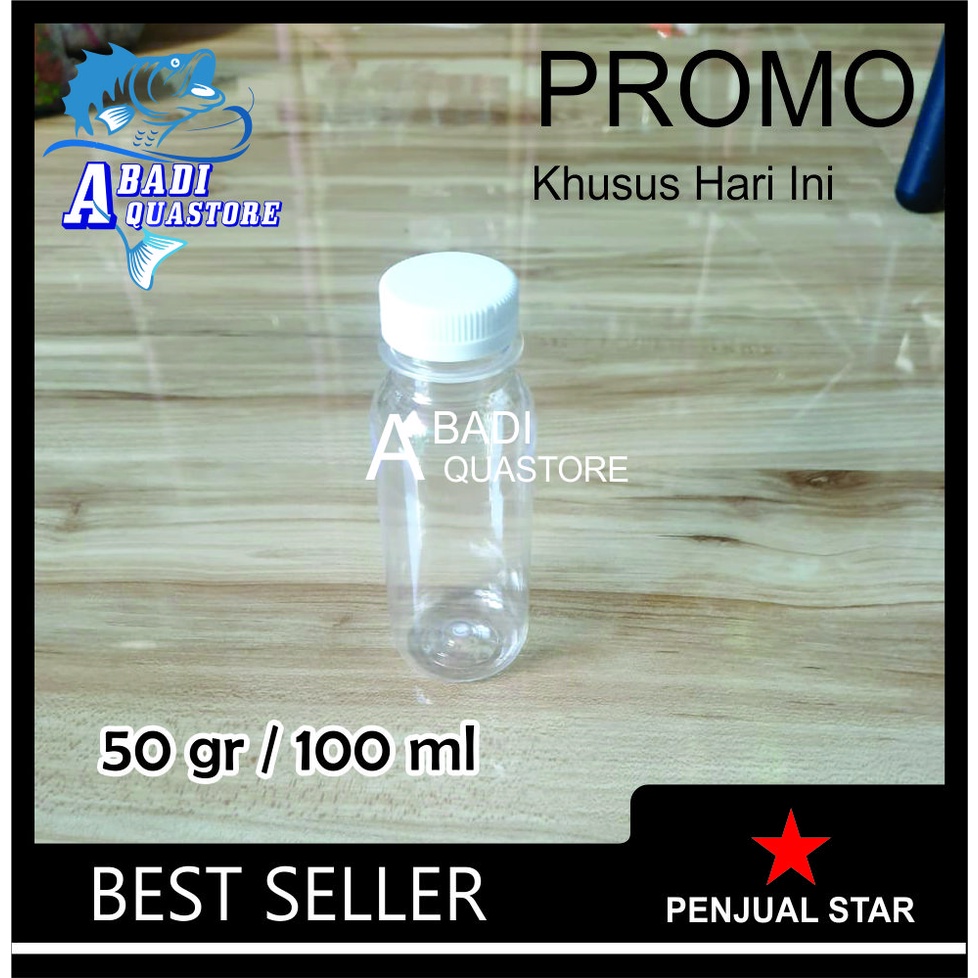 Jual Botol Plastik 100 ml - Botol Repack 50 gram - Botol Kemasan ...