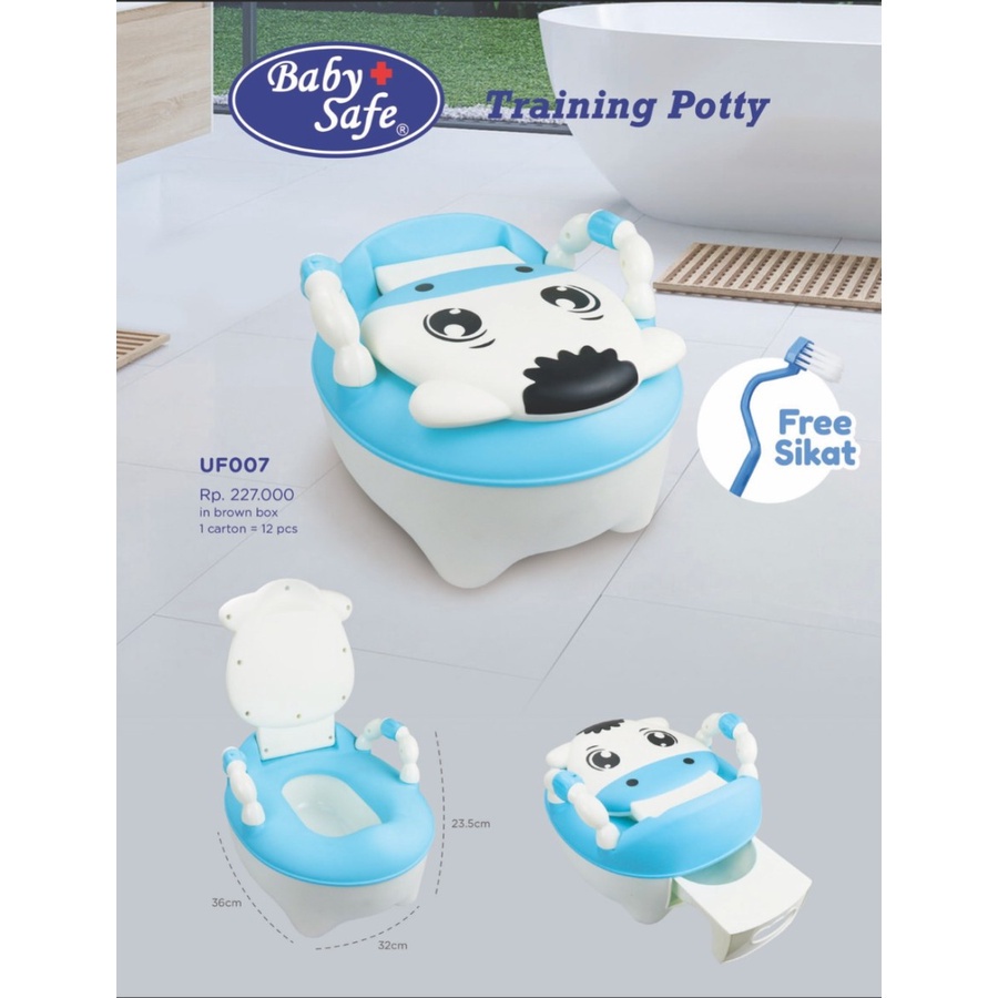 Jual Toilet Trainning Anak/ Training Potty Babysafe UF007/ Toilet Anak ...
