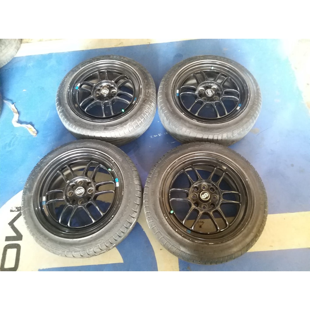 Jual VELG MOBIL SEKEN BUAT JAZZ YARIS TYPE RPF1 RING 16 PCD 4X100/114,3 PLUS BAN | Shopee Indonesia