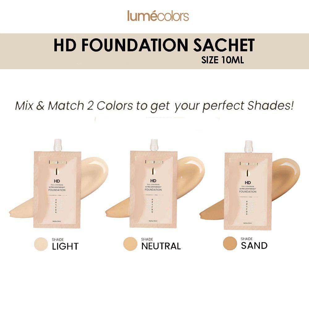 Jual Sachet Foundation Lumecolors Full Coverage Ultra Lightweight ...