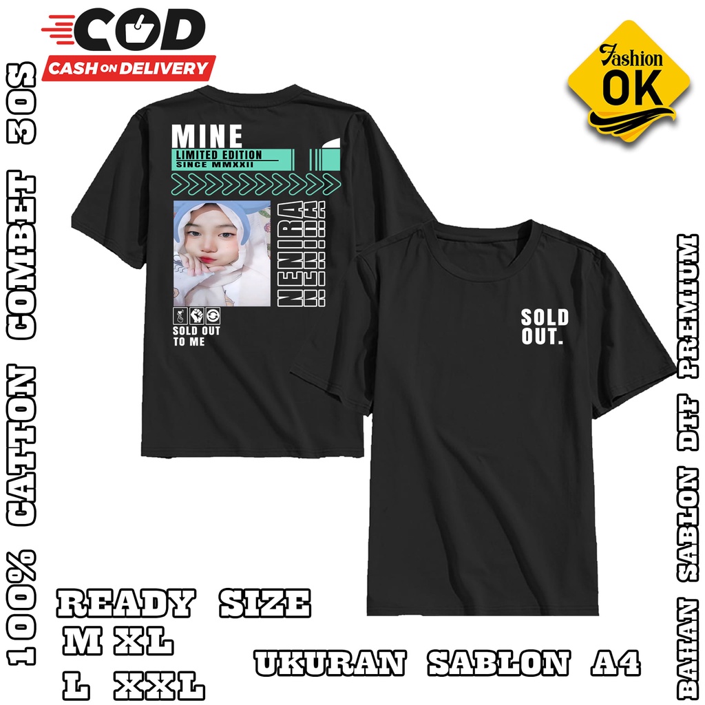 Jual SEHARI JADI! CUSTOM REQUEST KAOS BUCIN STREETWEAR BISA REQUEST PAKAI FOTO SENDIRI SUKA SUKA ...
