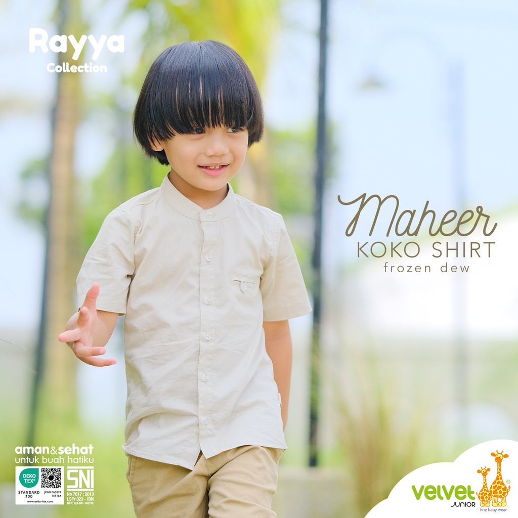 Jual Velvet Junior Baju Anak Rayya Collection Koko Series - Maheer ...