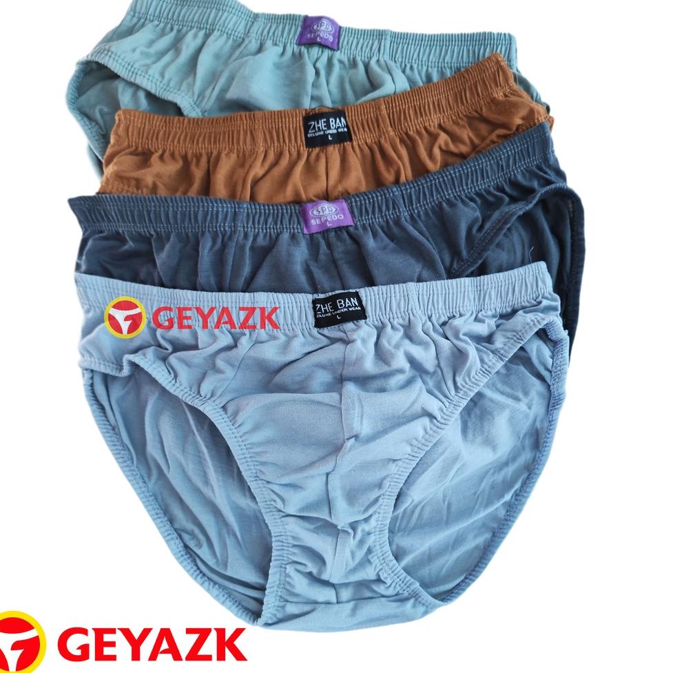 Jual Tampil Keren [Gratis Emas] 6Pcs Celana Dalam Pria Sempak Bahan ...
