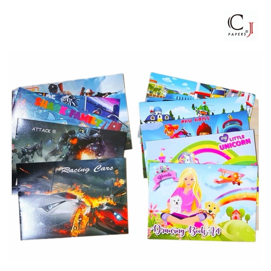 Jual Buku Gambar A4 Drawing Book Karakter/SKETCHBOOK / BUKU SKETSA A4 ...