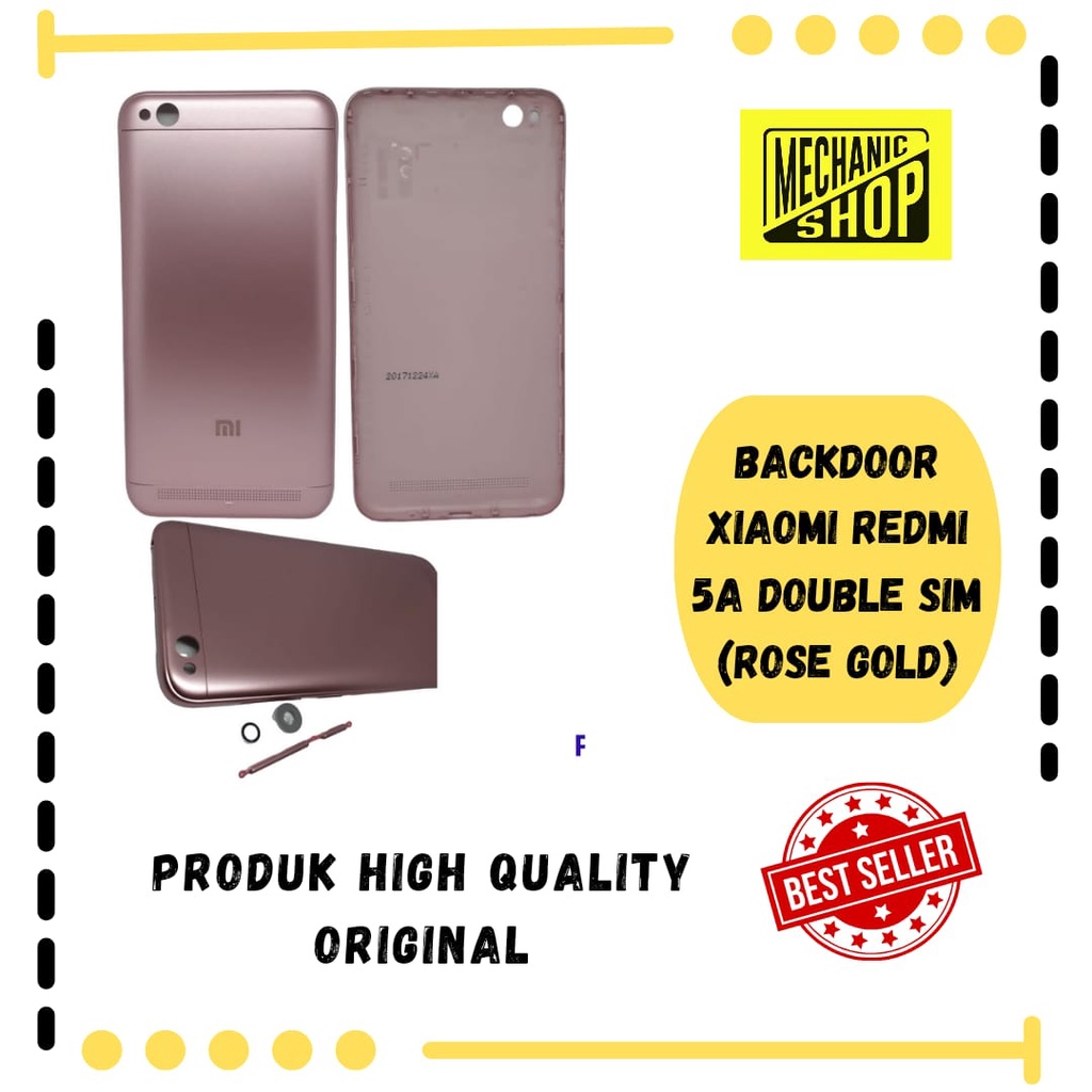 Jual BACKDOOR XIAOM REDMI 5A DOUBLE SIM (ROSE GOLD) | Shopee Indonesia
