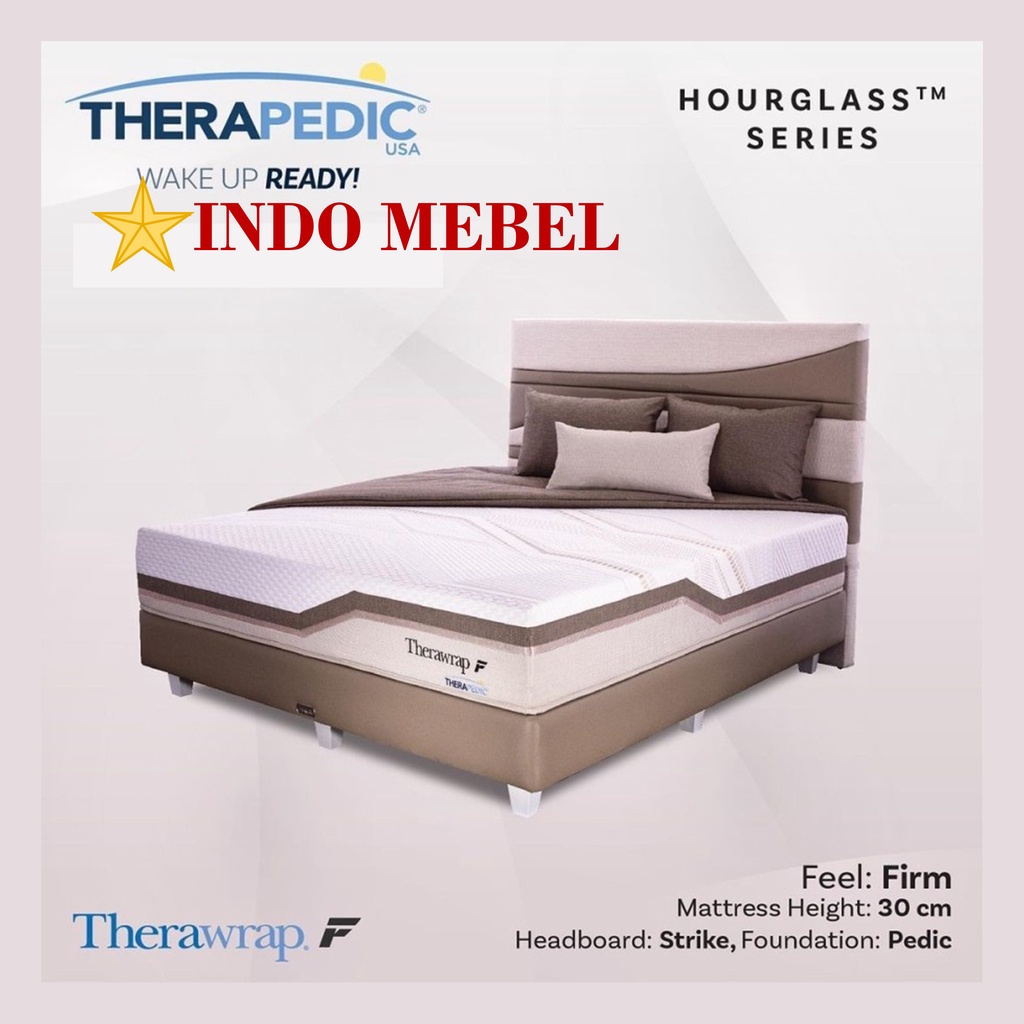 Jual Set Kasur Spring Bed Therapedic Therawrap F LATEX ( FULLSET ...