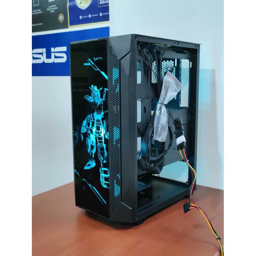 Jual Casing Gaming Middle Tower Raptor Transformer Megatron Include Fan ...