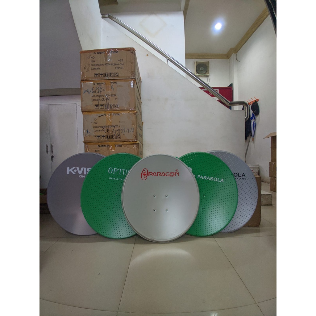 Jual 5 set Dish Antena Parabola Mini ODU Ku Band 60cm | Shopee Indonesia