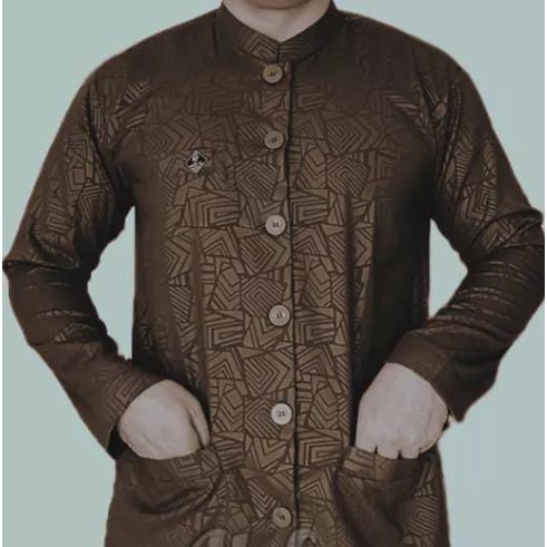 Jual Baju koko kemko sultan emboss muslim pria dewasa baju muslim pria ...