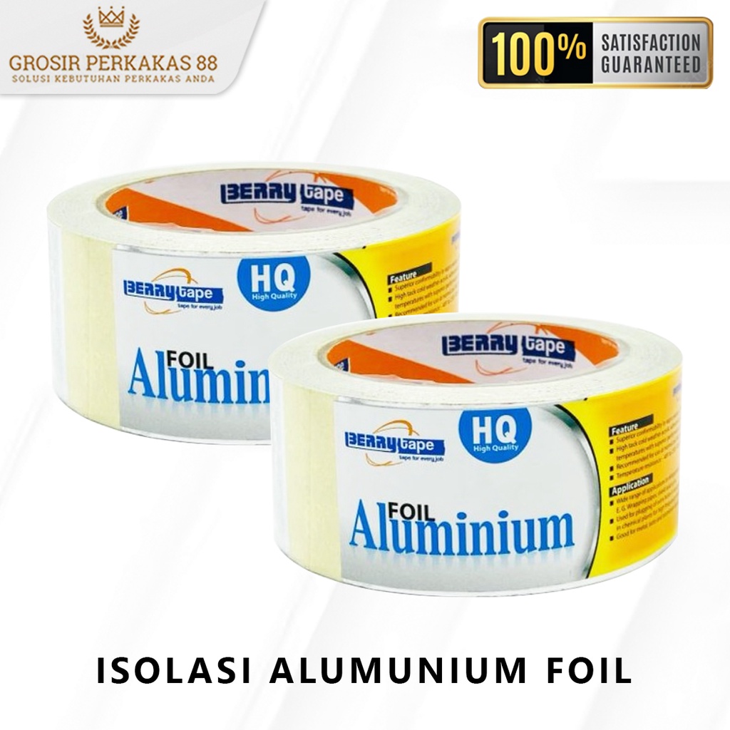Jual Isolasi Lakban Alumunium Aluminium Foil Tape | Shopee Indonesia