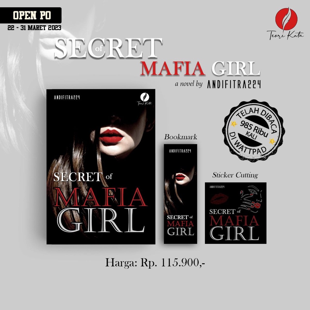 Jual SECRET OF MAFIA GIRL by Andifitra NOVEL | Shopee Indonesia